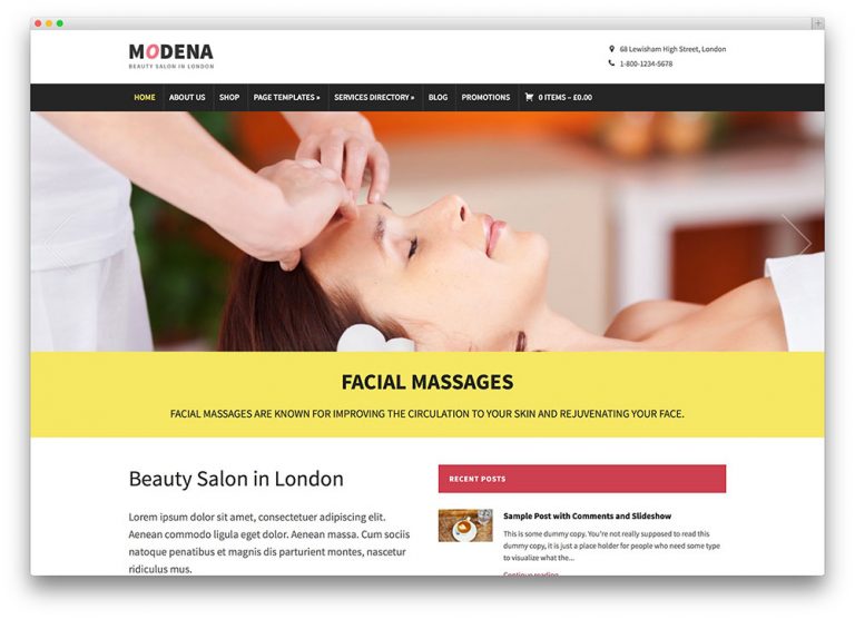Best Salon WordPress Themes For All Beauty - MageeWP